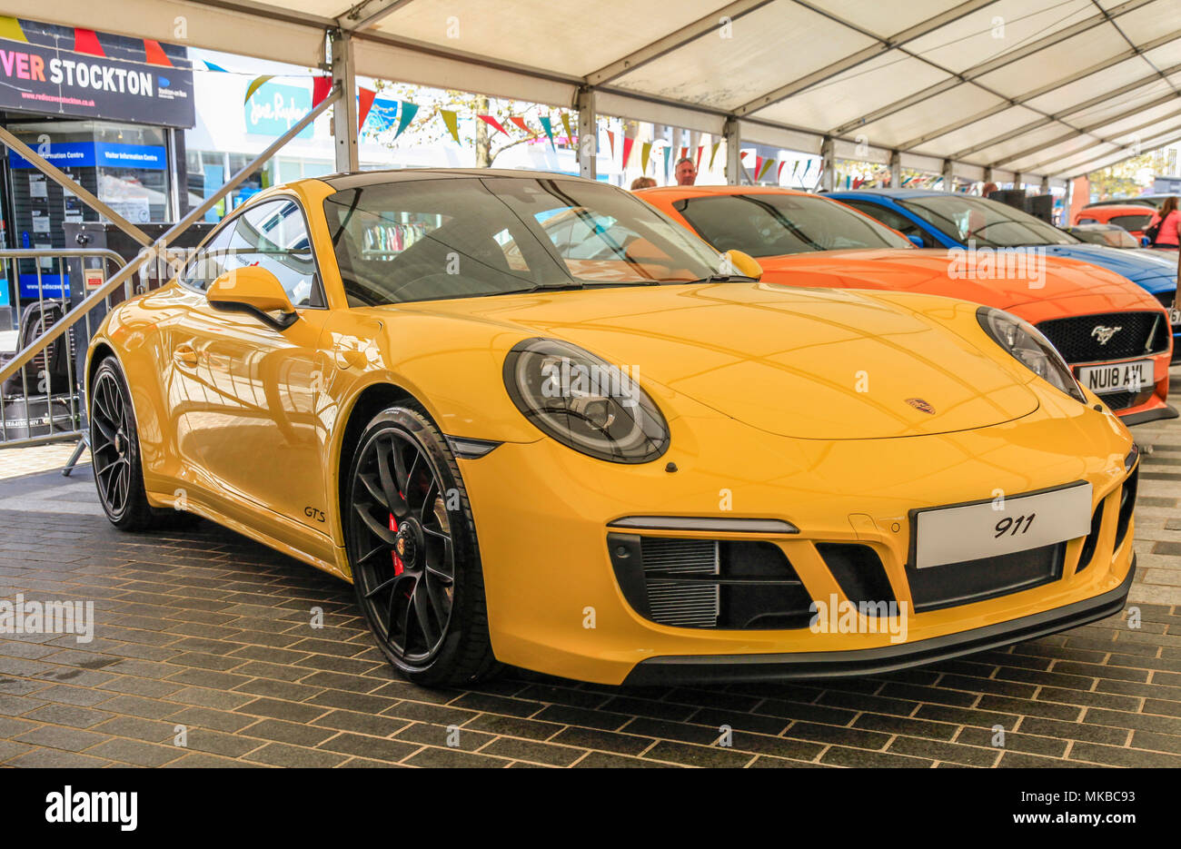 Porsche 911 car at the Supercar Event,High Street,Stockton on Tees ...