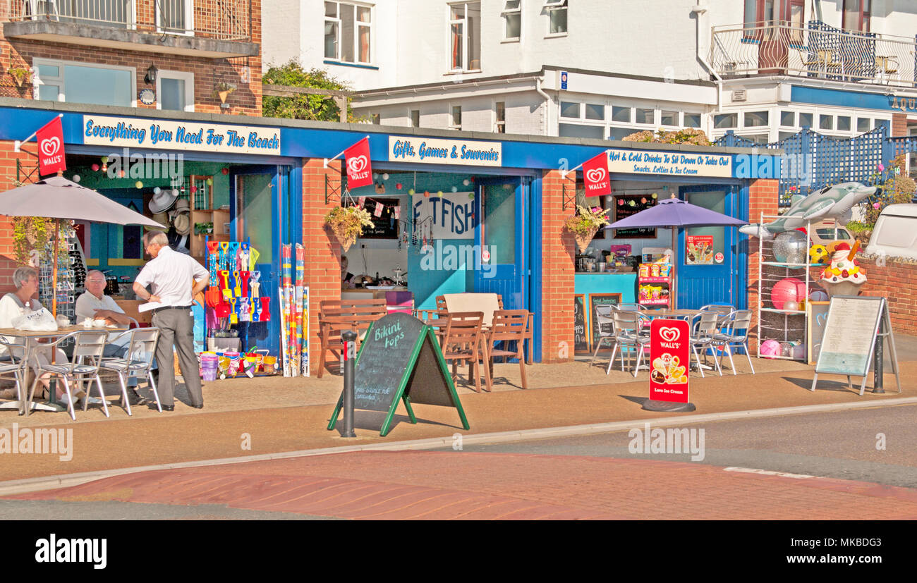Shanklin Snake Bars Front, I of W Stock Photo - Alamy