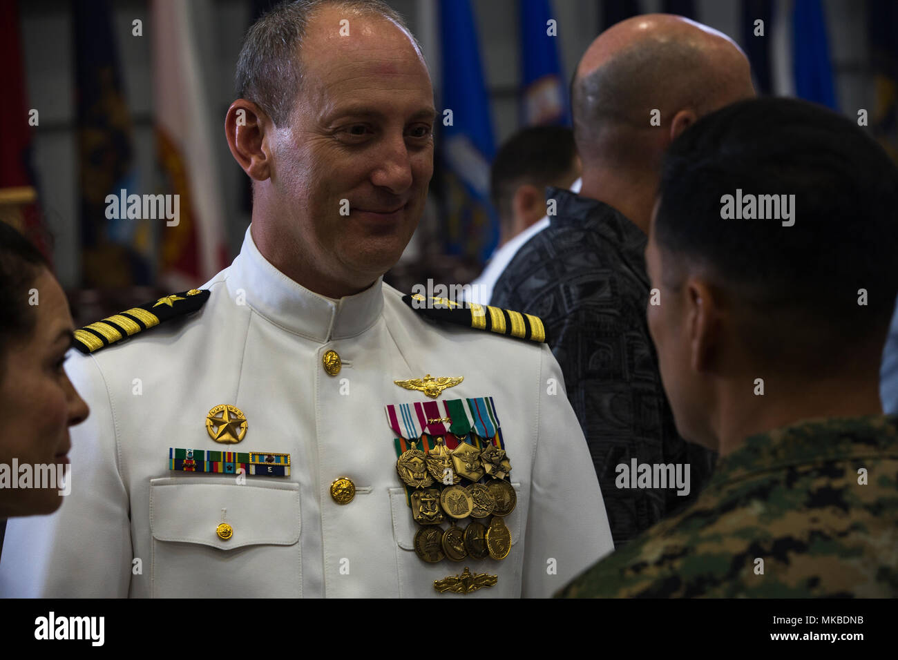 U.S. Navy Capt. David P. Walt, Commodore, Helicopter Maritime Strike ...