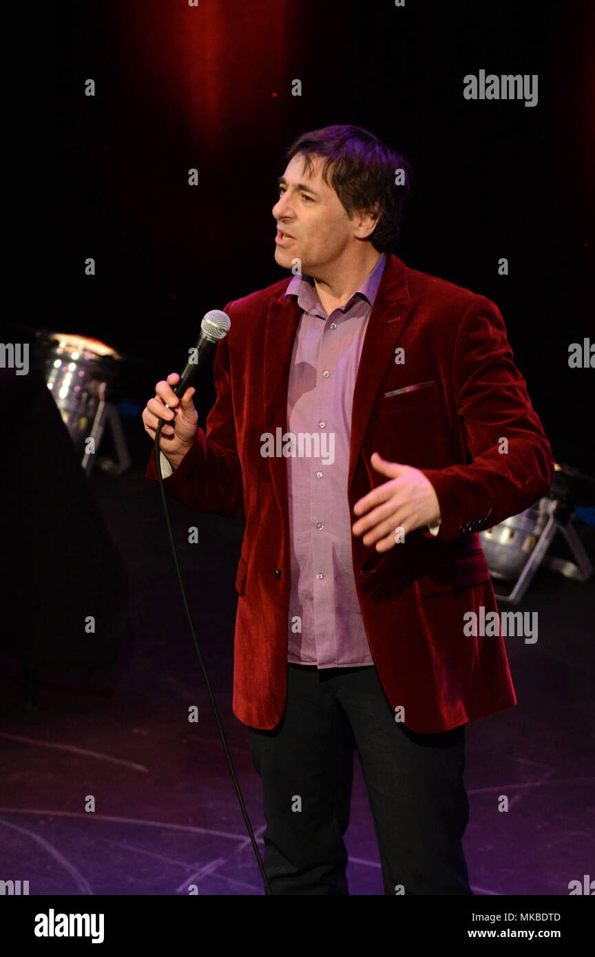 Mark Steel comedian broadcaster and newspaper columnist performs his ...