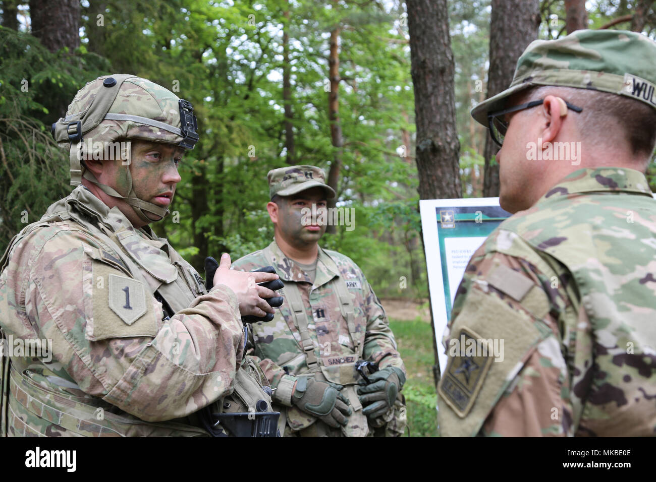 U.S. Army Capt. Ian Bolser, 2nd Armored Brigade Combat Team, 1st ...