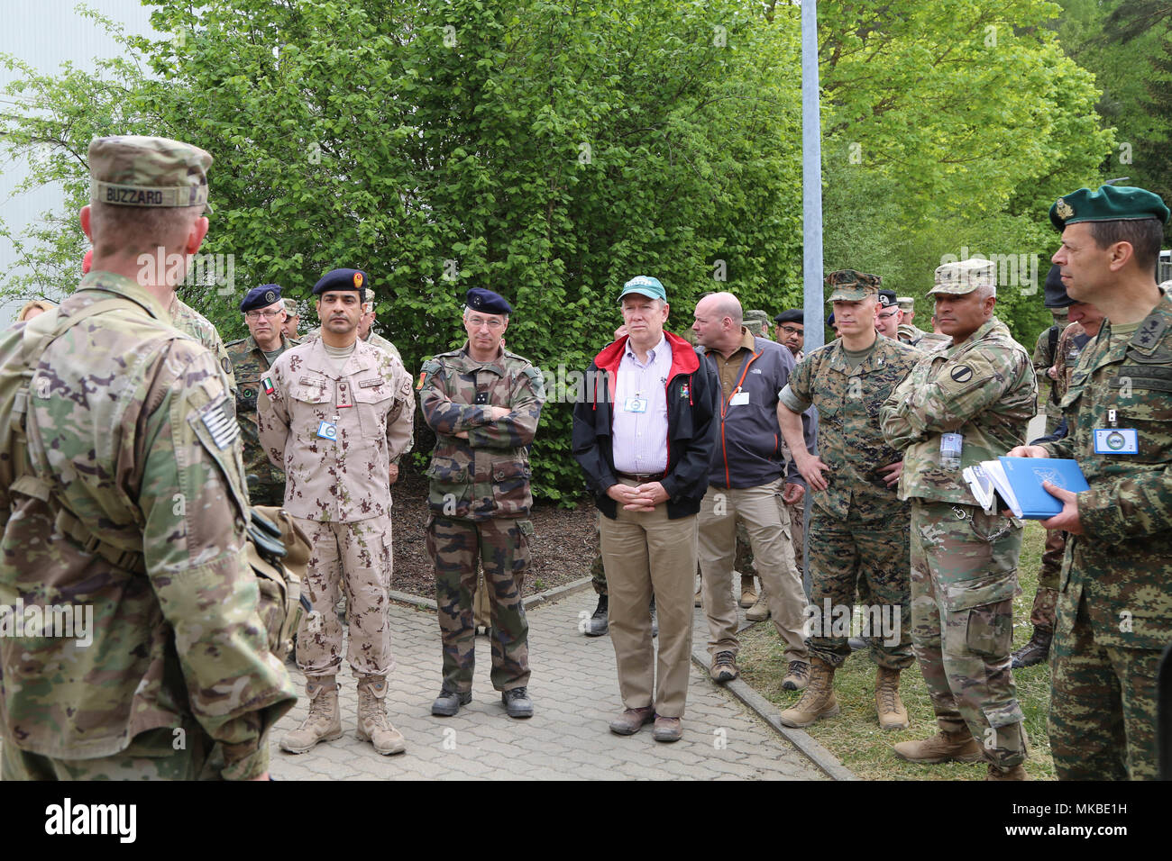 U.S. Army Col. Curtis Buzzard, commander of the Joint Multinational ...