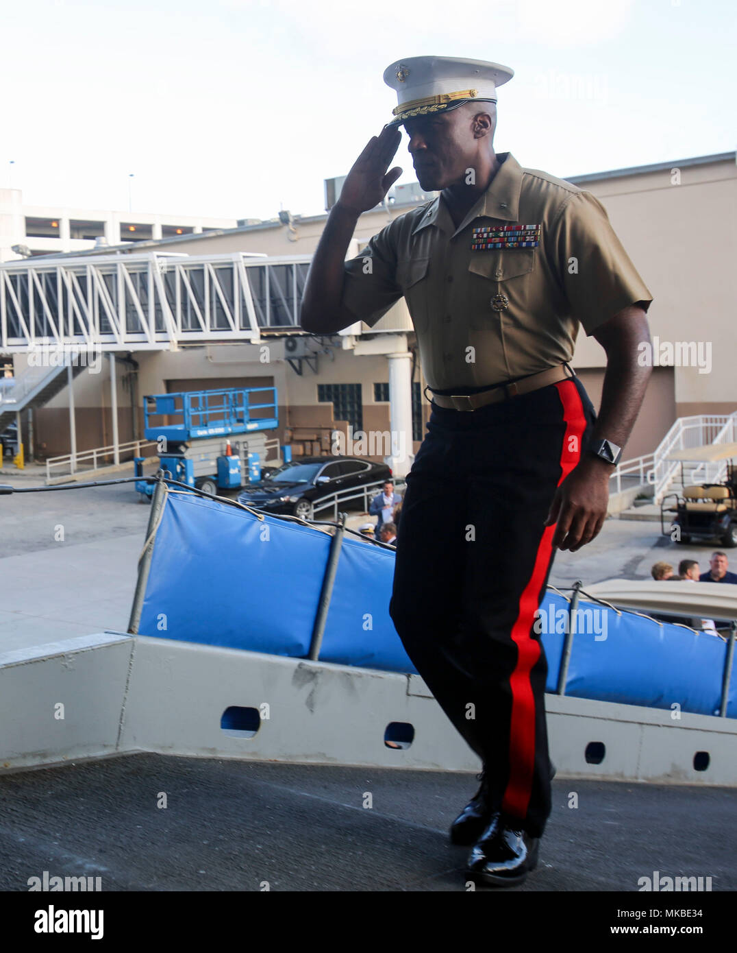 U.S. Marine Brig. Gen. Michael Langley, Commanding General of 2nd ...