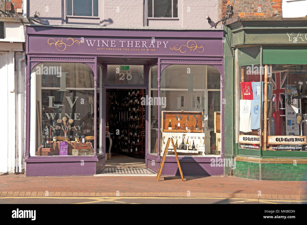Cows, Off Licence, Wine Shop, Isle of Wight, Hampshire, England Stock ...
