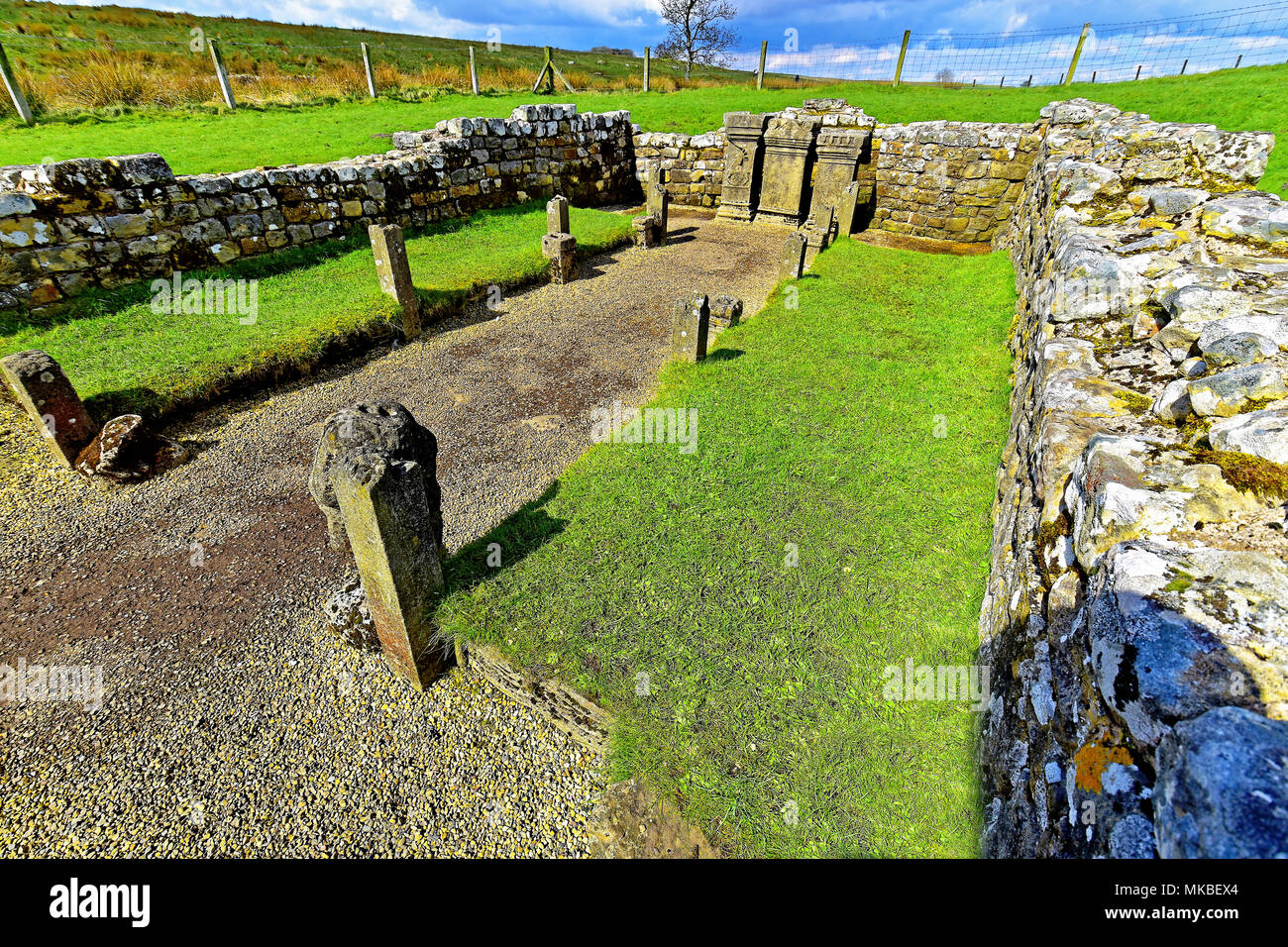 Roman Wall World Heritage Site National Park Brocolitia Mithraeum Roman ...