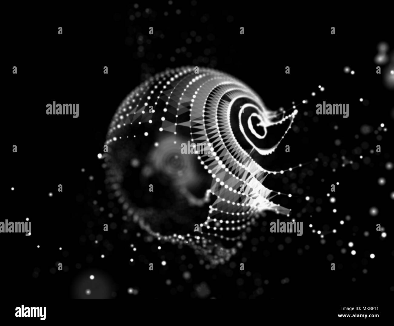 Abstract technology background. Background 3d grid.Cyber technology Ai ...