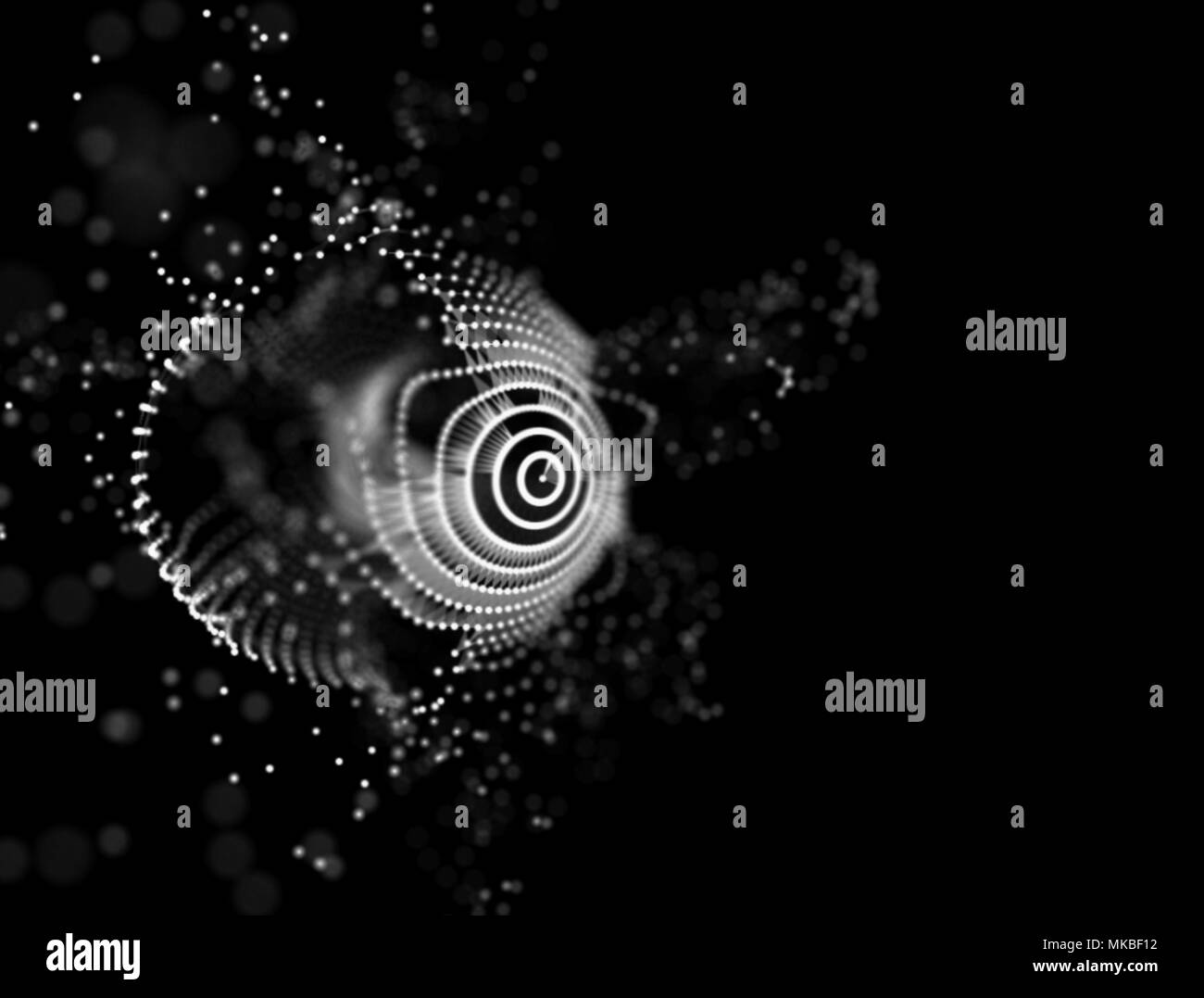 Abstract technology background. Background 3d grid.Cyber technology Ai ...