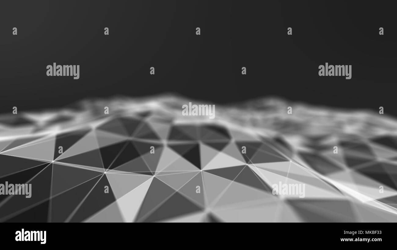 Abstract technology background. Background 3d grid.Cyber technology Ai ...