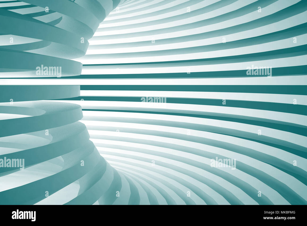 3d White Modern Building Concept Stock Photo - Alamy