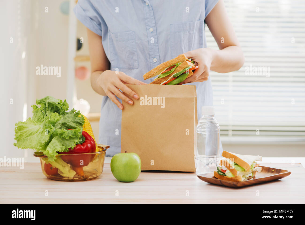 Preparing for school hi-res stock photography and images - Alamy