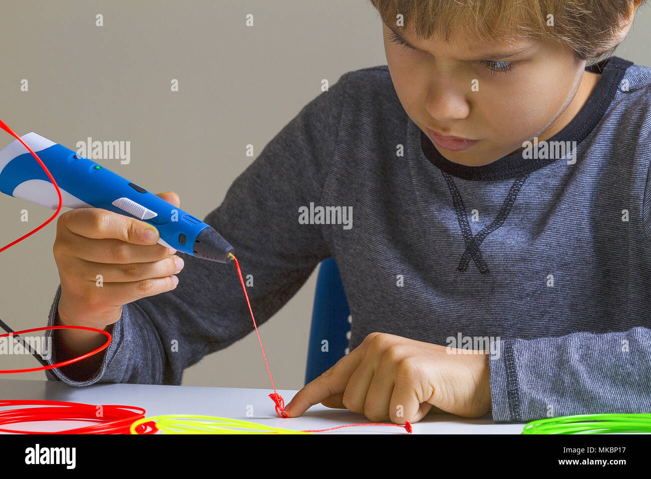 Focused child hi-res stock photography and images - Alamy