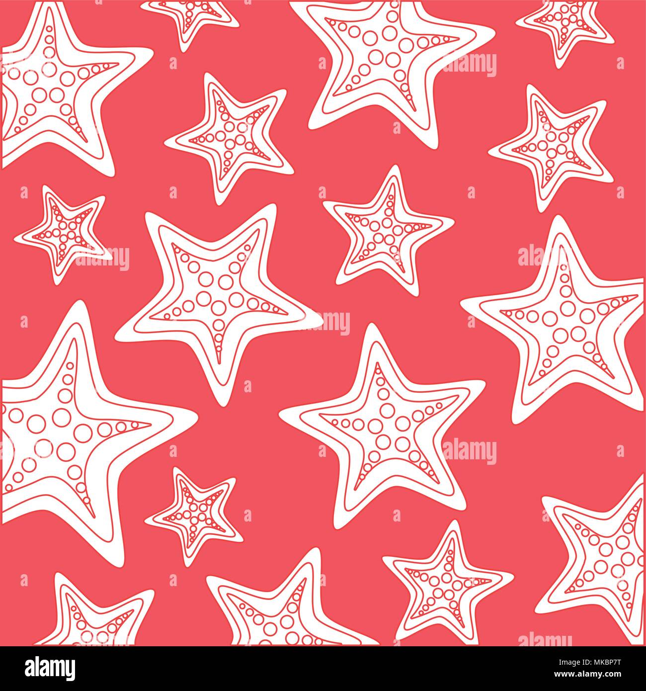 sea stars background, colorful design. vector illustration Stock Vector ...