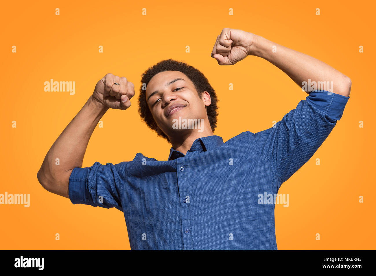 Winning success man happy ecstatic celebrating being a winner. Dynamic ...