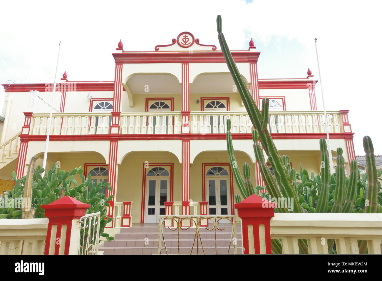 Dutch architecture in oranjestad aruba hi-res stock photography and ...
