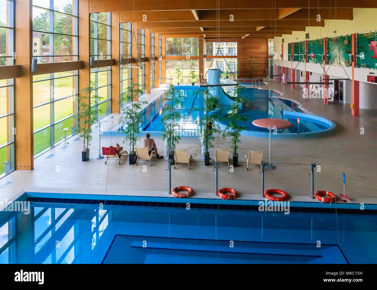 Swimming pool wellness sanatorium "Egle +". Druskininkai, Lithuania ...
