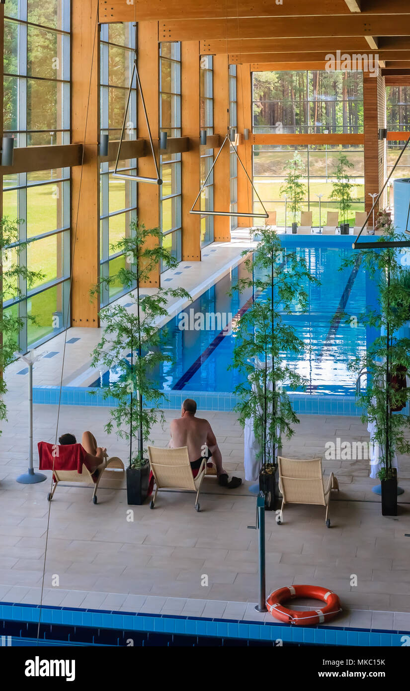 Swimming pool wellness sanatorium "Egle +". Druskininkai, Lithuania ...