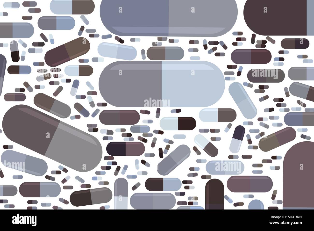 capsules, medicine or pills illustrations background abstract, hand ...