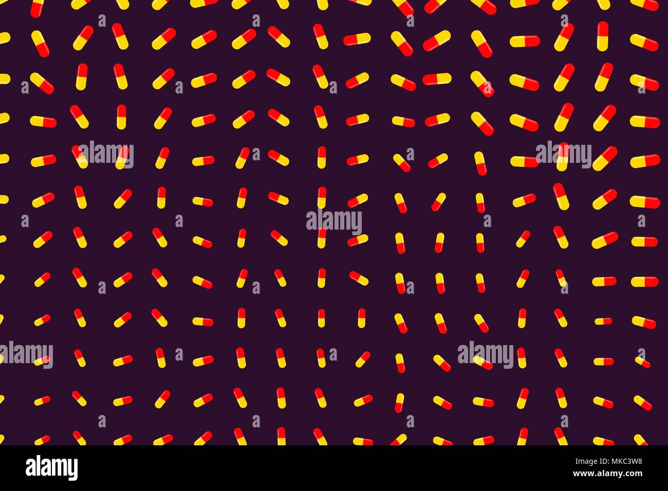 Abstract capsules, medicine or pills illustrations background pattern ...