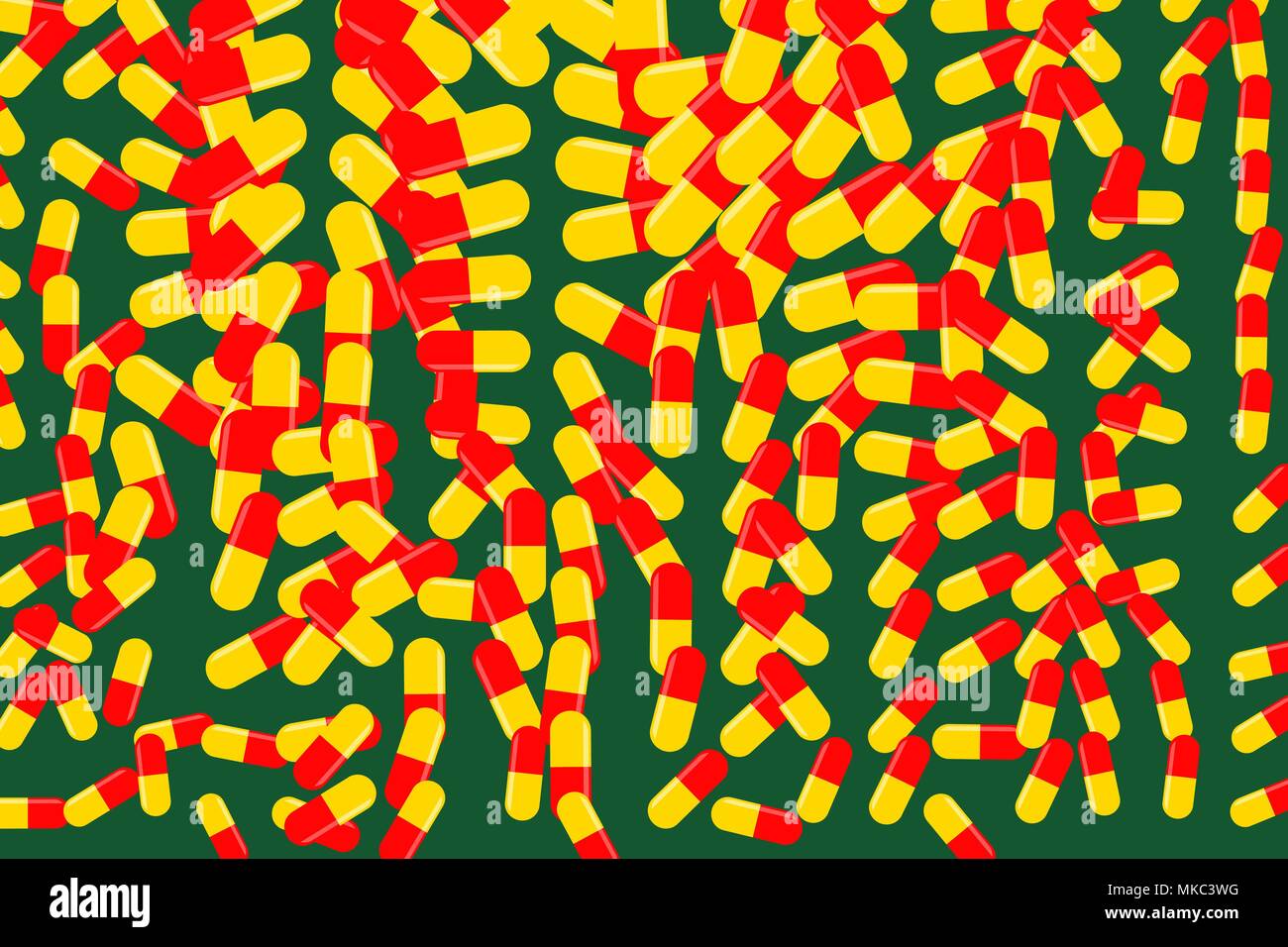 Abstract capsules, medicine or pills illustrations background pattern ...