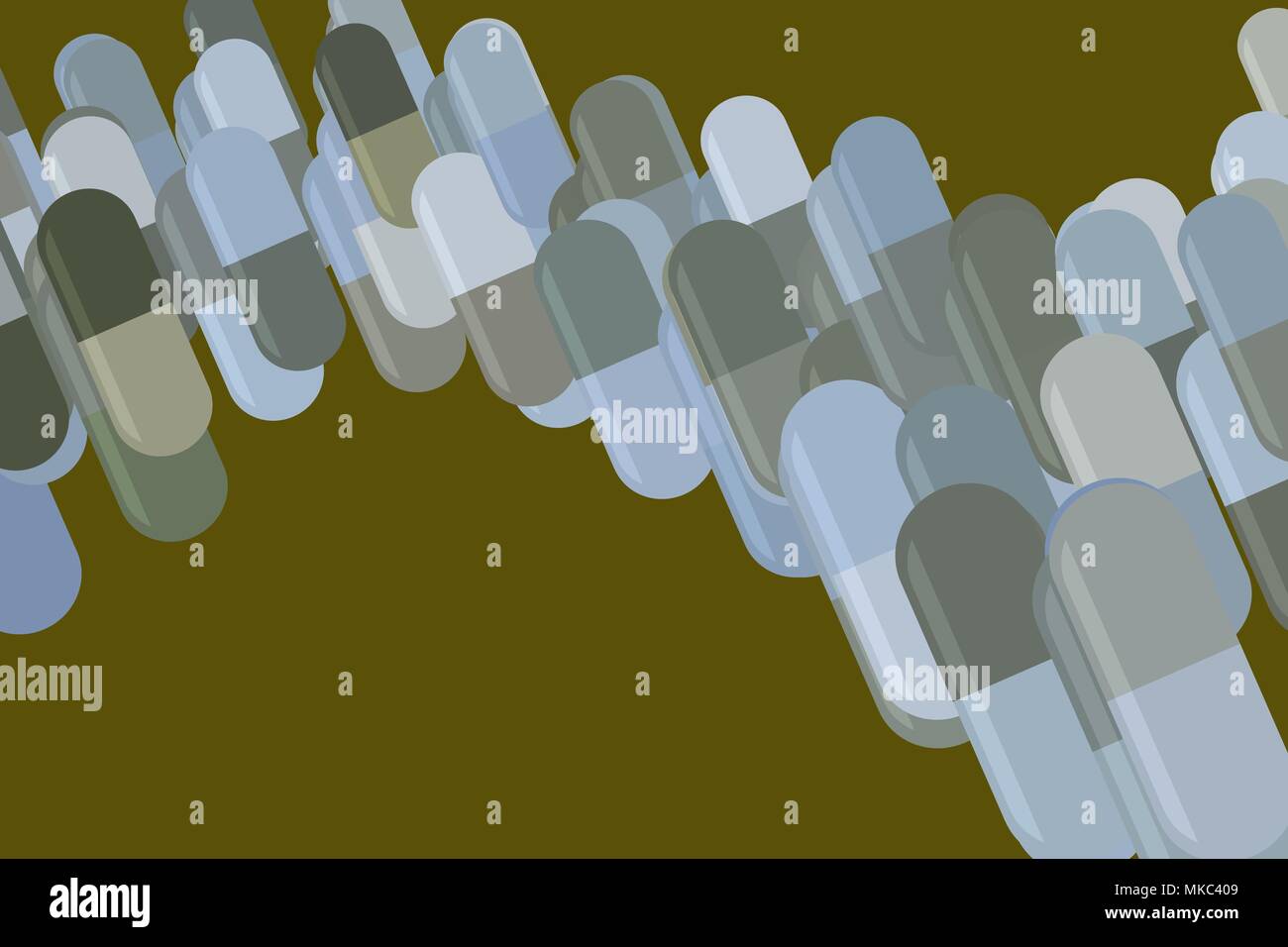 Illustrations of capsules, medicine or pills. Good for web page ...