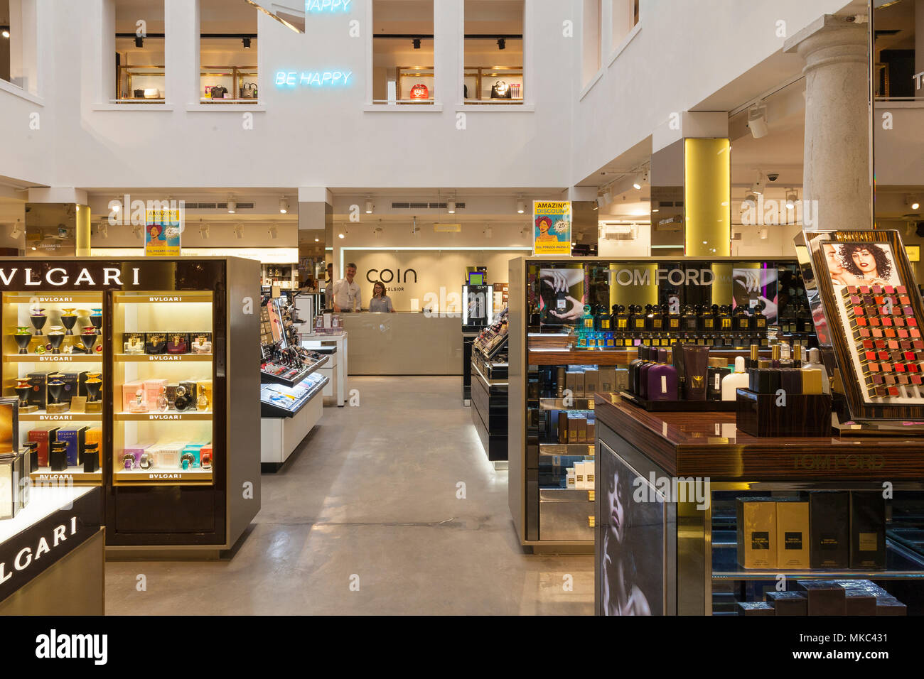 Inside the Coin Luxury Goods Store, Cannaregio, Venice, Veneto, Italy ...