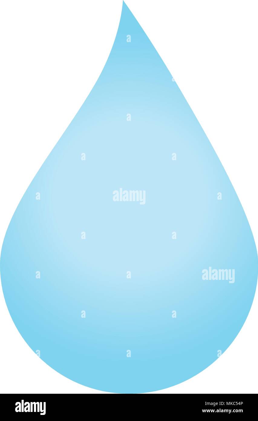 Water drop icon, isolated on white background Stock Vector Image & Art ...