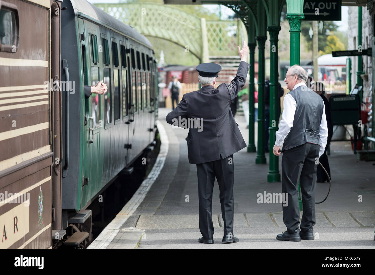 BR Standard Class 4 80104 Steam Locomotive part of the Swanage Railway ...