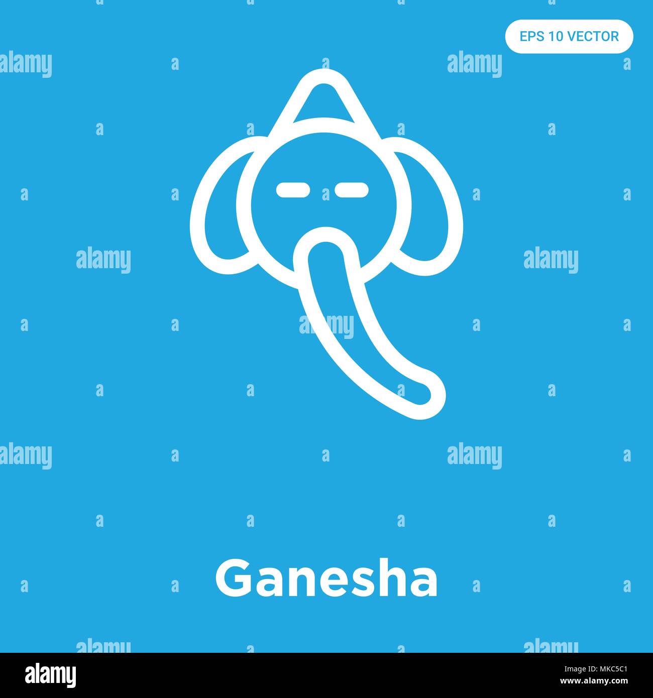 Ganesha vector png hi-res stock photography and images - Alamy