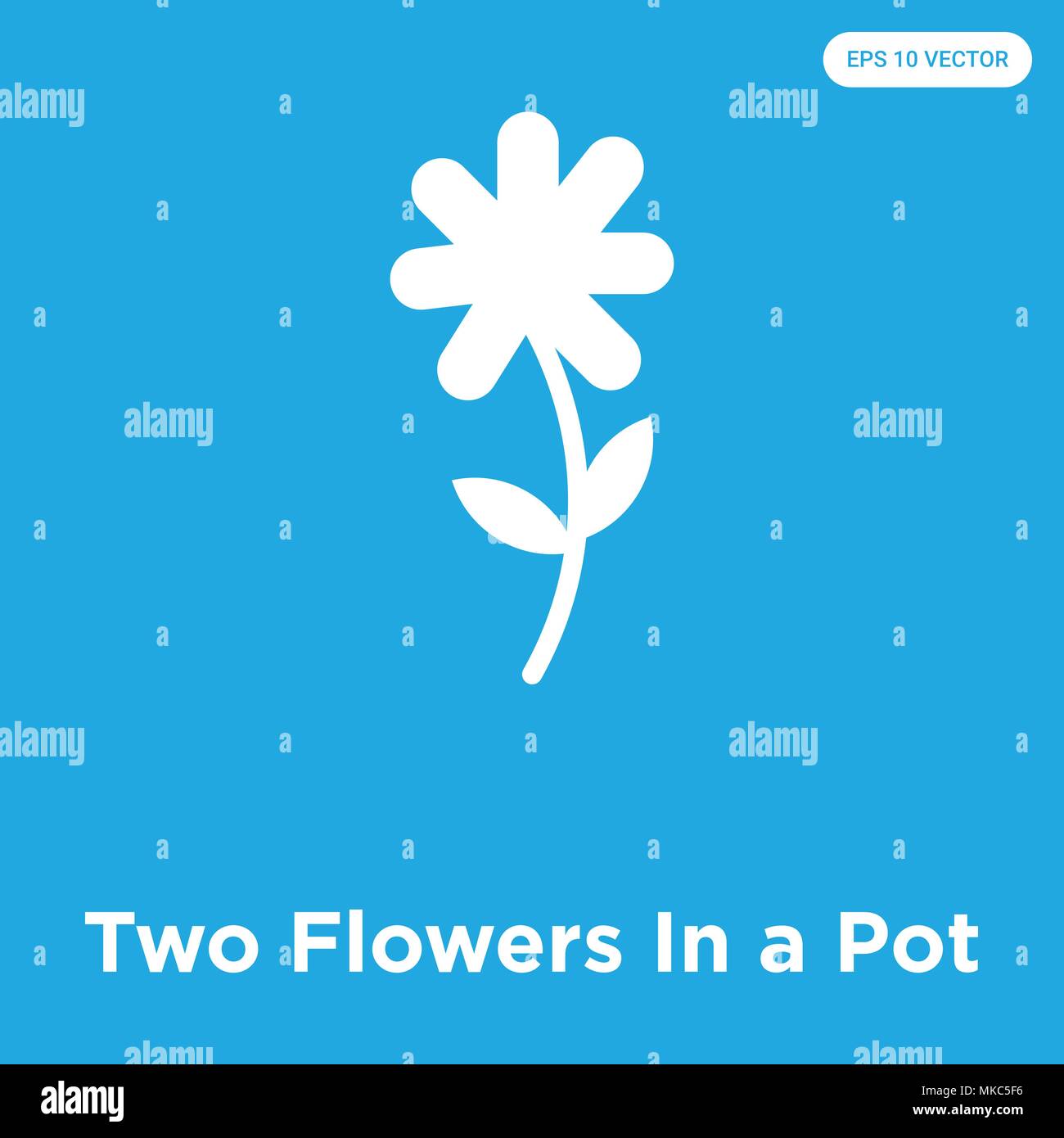 Square potted plant Stock Vector Images - Alamy