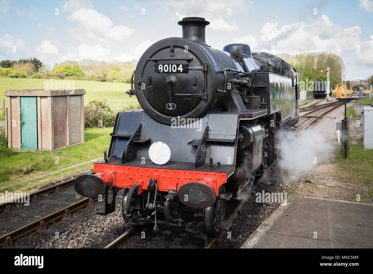 Br standard class steam locomotive hi-res stock photography and images ...