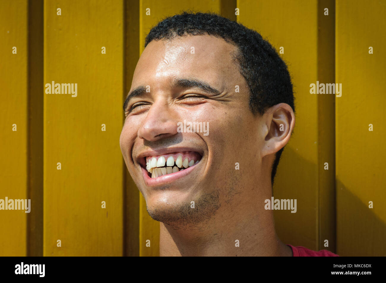 Laughing positive hi-res stock photography and images - Alamy