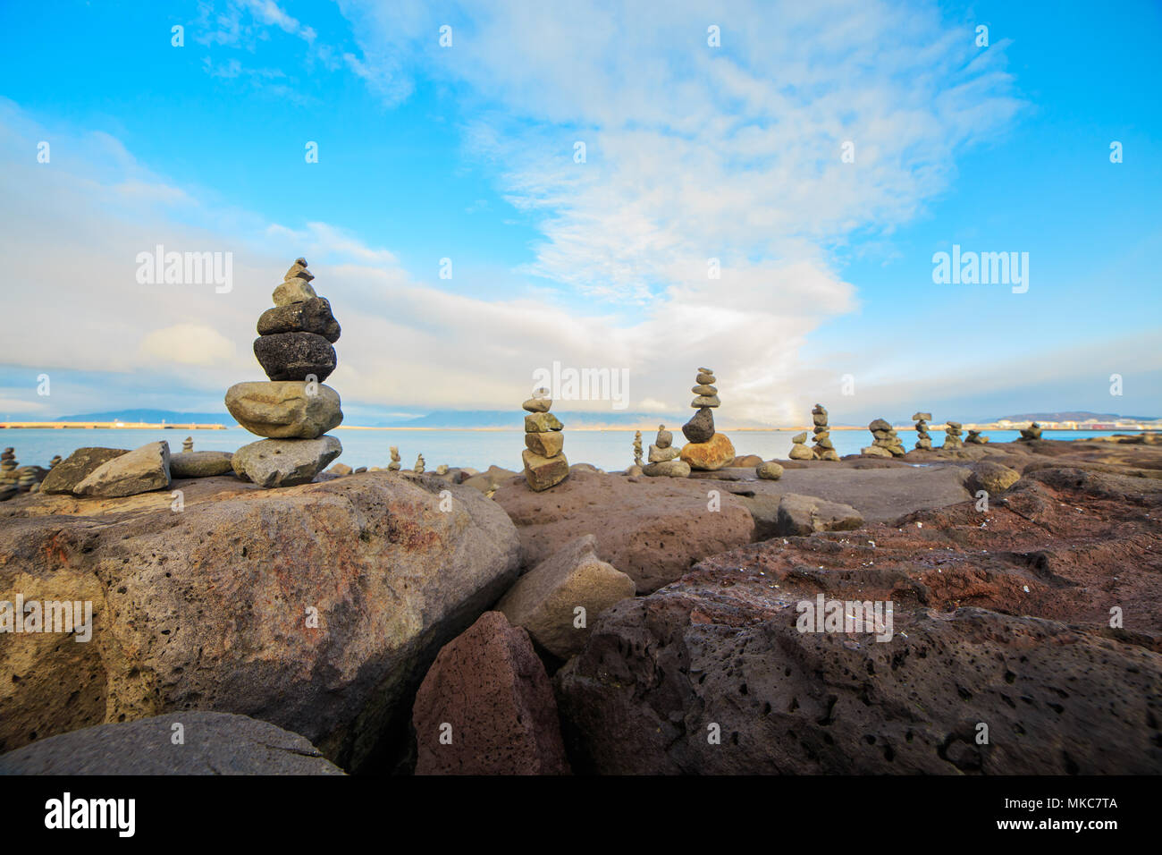 Iceland cairns hi-res stock photography and images - Alamy
