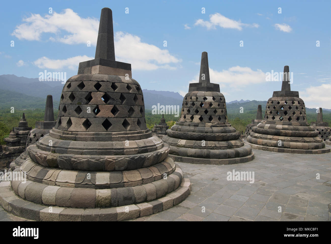 Ancient stupa borobudur 9th hi-res stock photography and images - Alamy
