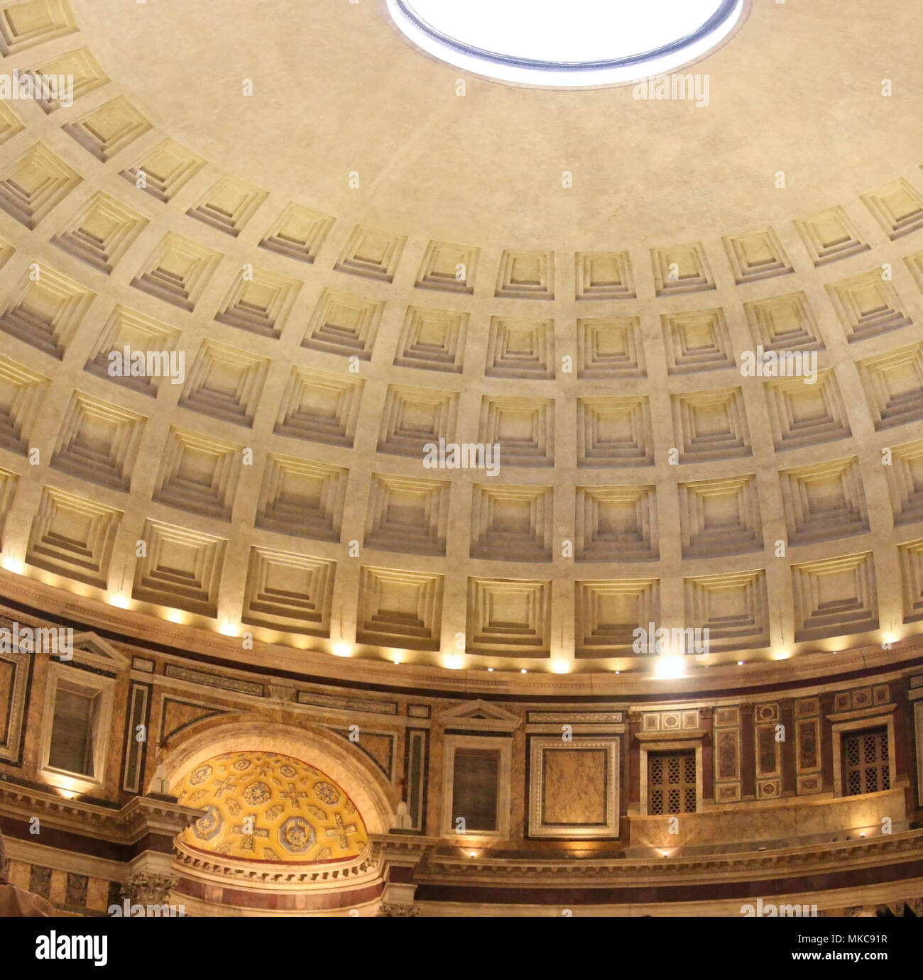 inside the Pantheon, Rome, Italy Stock Photo - Alamy