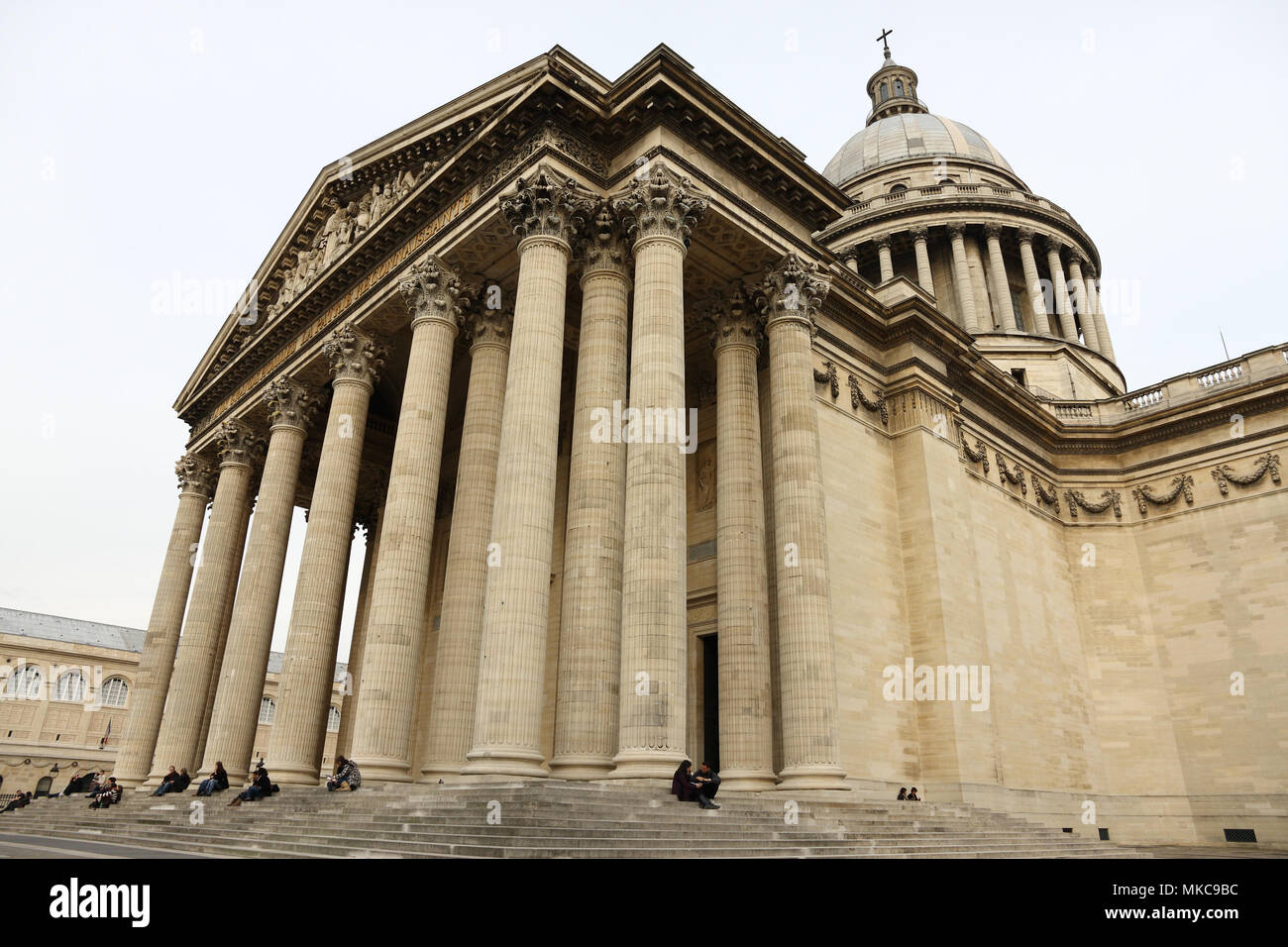 Dome of Paris Pantheon Stock Photo - Alamy