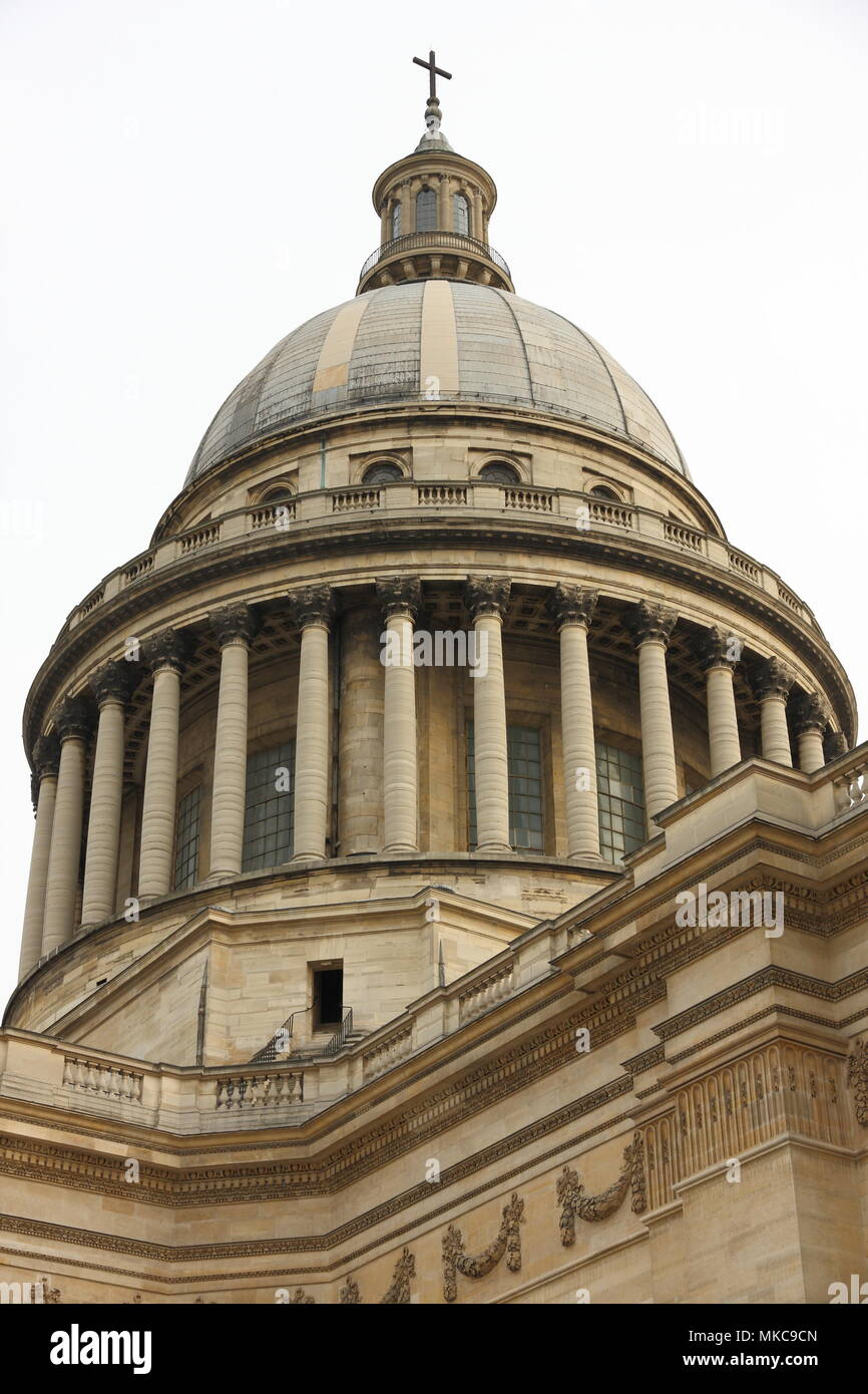 Dome of Paris Pantheon Stock Photo - Alamy