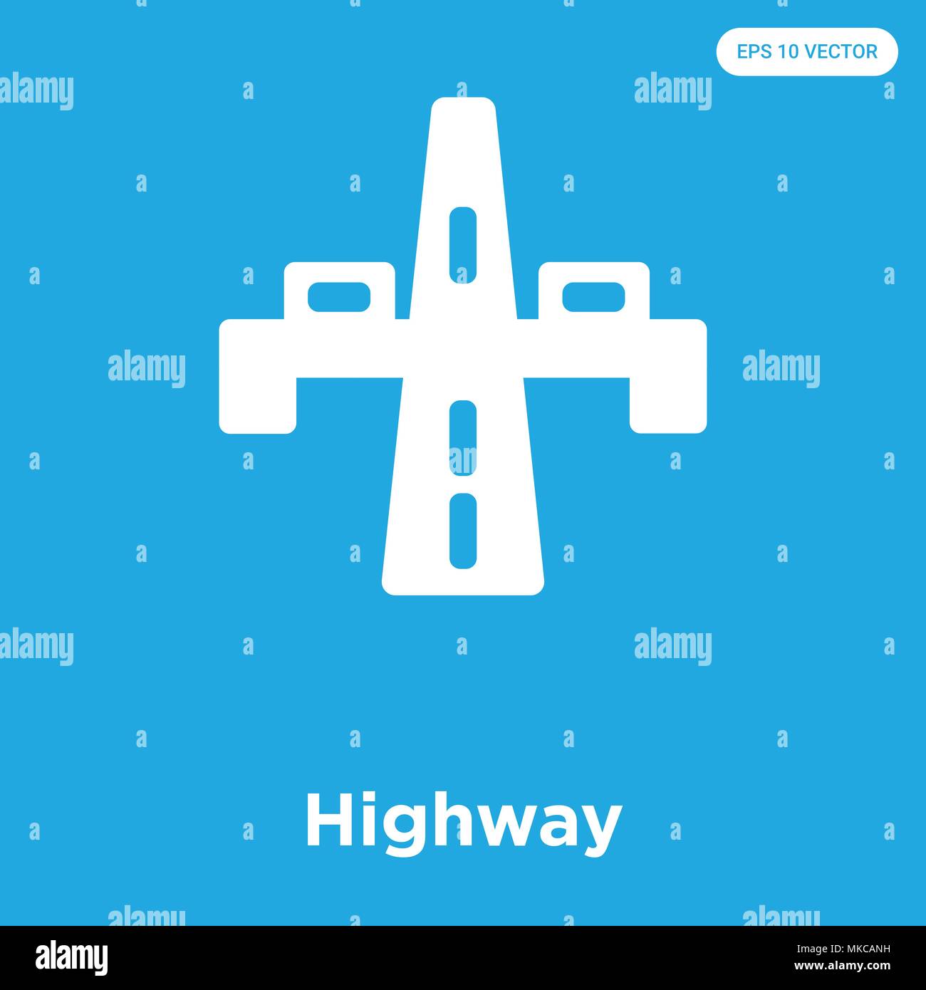 Road icons usa flat hi-res stock photography and images - Alamy