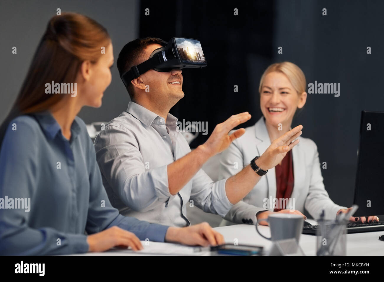 Young game developer group hi-res stock photography and images - Alamy