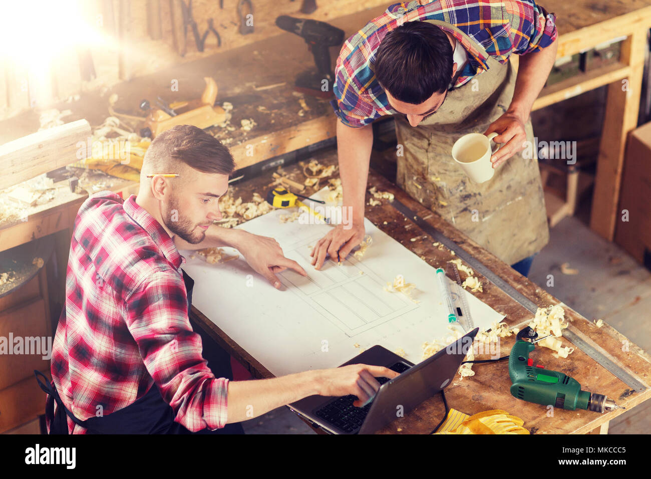 Carpentry drawing hi-res stock photography and images - Alamy