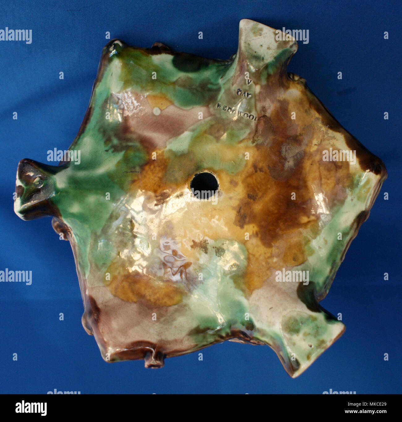 Wedgwood Majolica Backstamp Stock Photo - Alamy