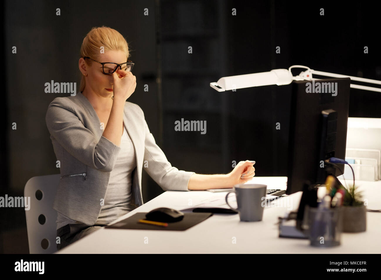 Tired office coffee hi-res stock photography and images - Alamy