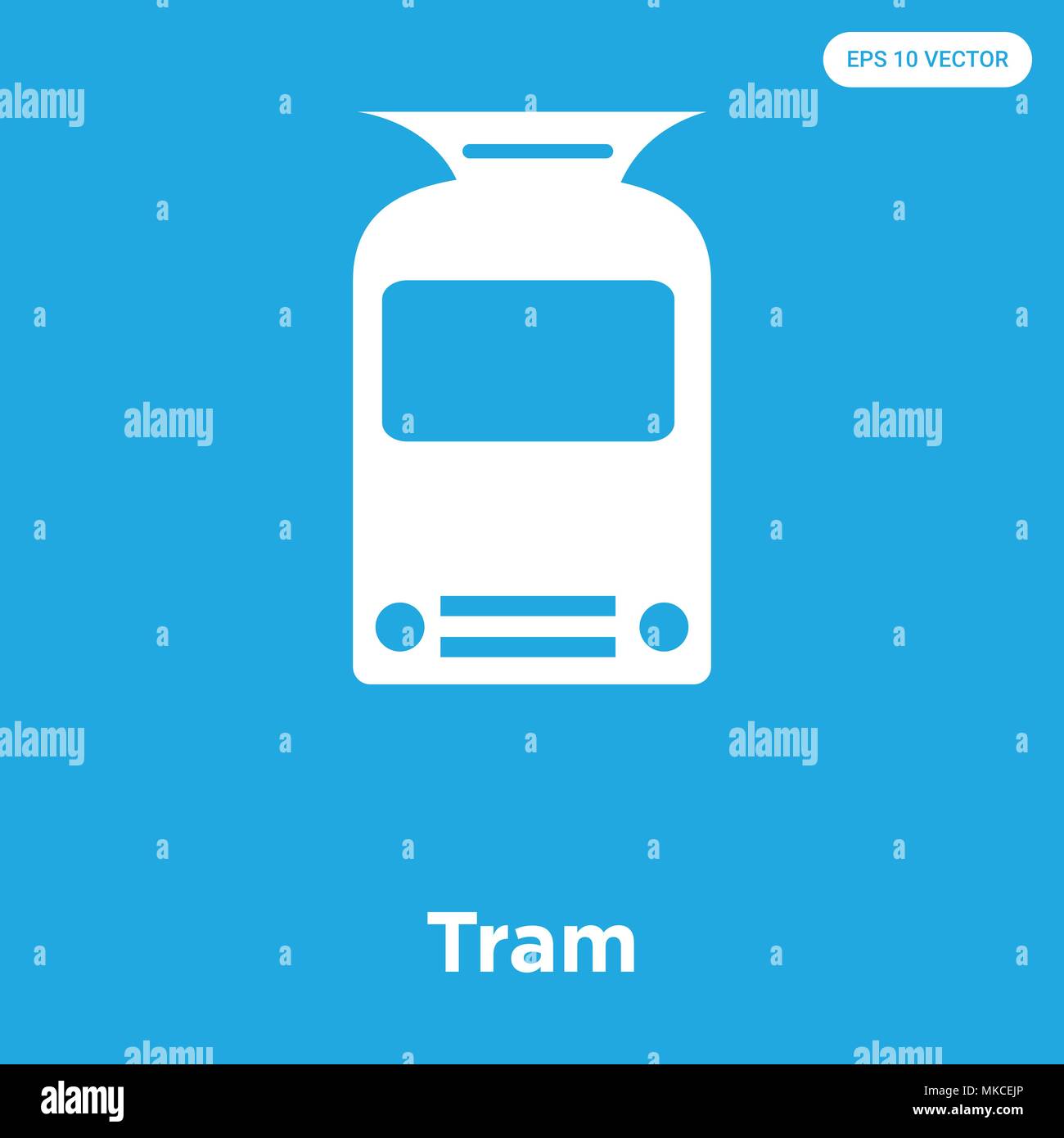 Free trolley bus public transportation Stock Vector Images - Alamy