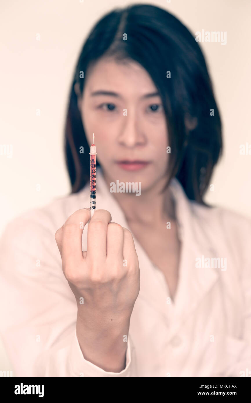 Scary nurse needle hi-res stock photography and images - Alamy