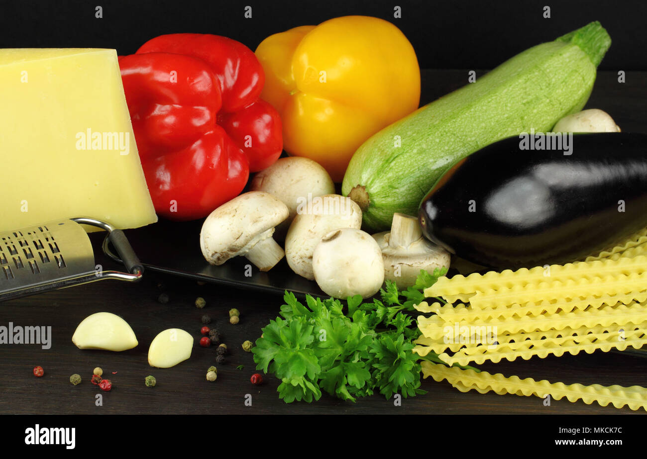 Italian traditional pasta eggplant hi-res stock photography and images ...