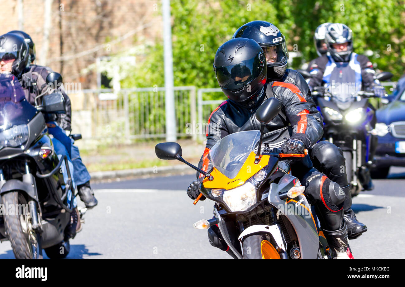 Riders from all across the UK take part in the annual London to ...