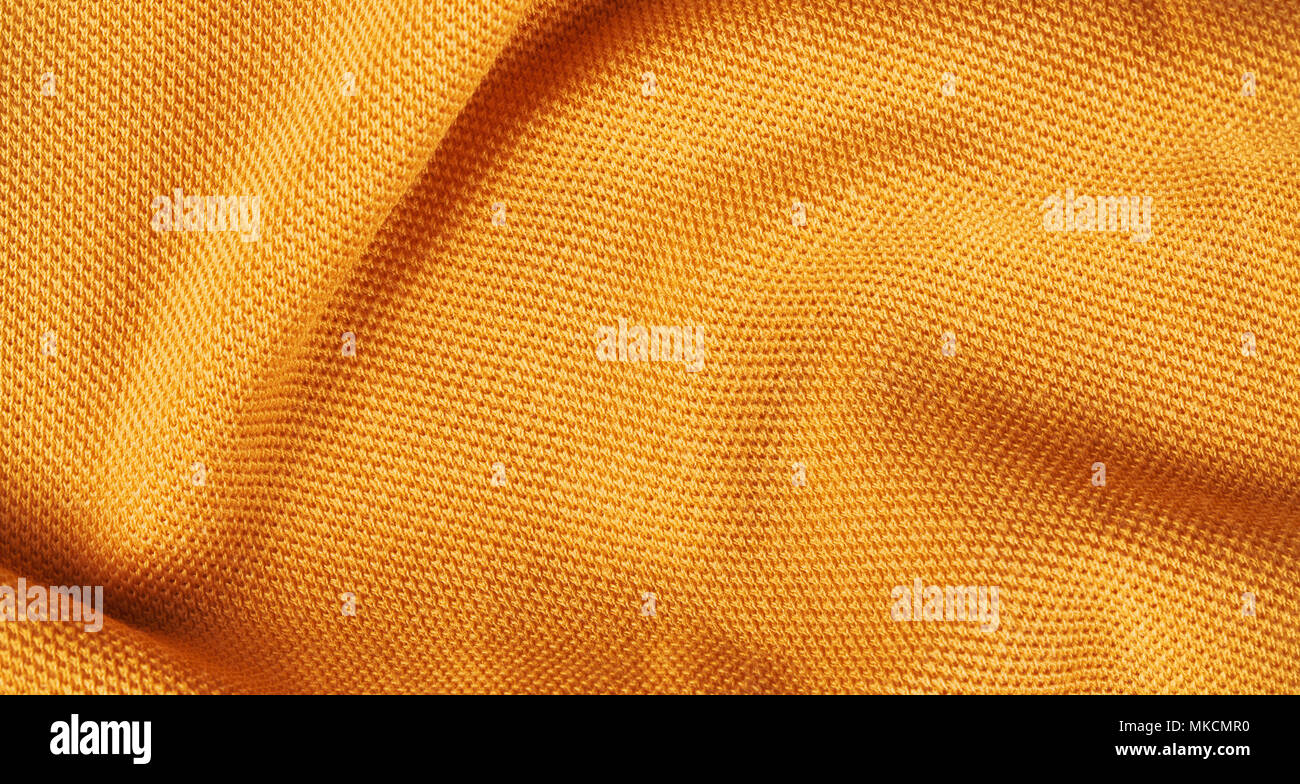 Orange cloth background. Fabric texture close up Stock Photo - Alamy