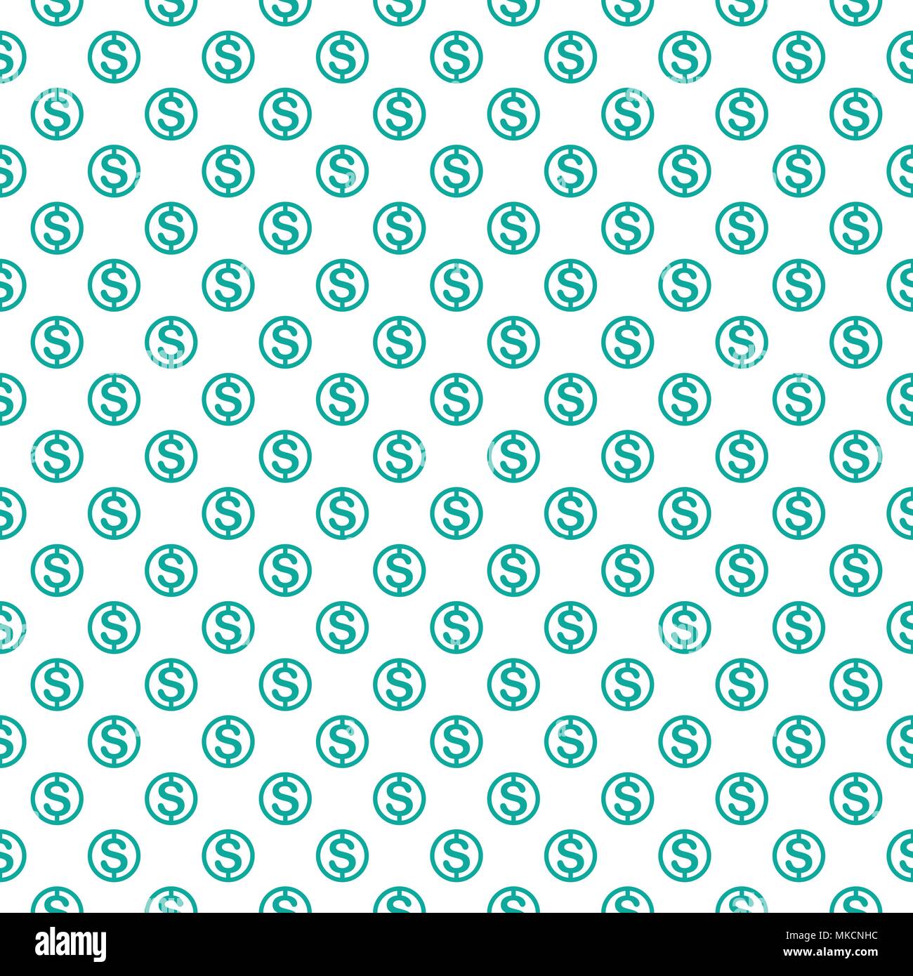 Seamless pattern with dollar sign. Repeating currency symbol background ...