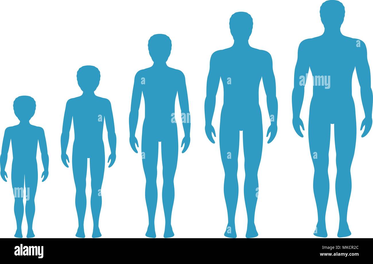 Evolution man from child hi-res stock photography and images - Alamy