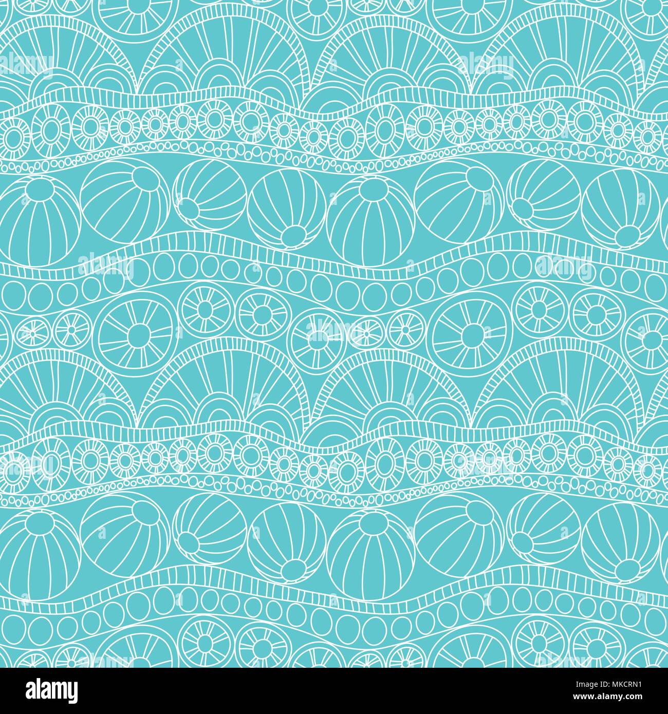 Seamless doodle background. Vector doodle seamless pattern. Abstract ...
