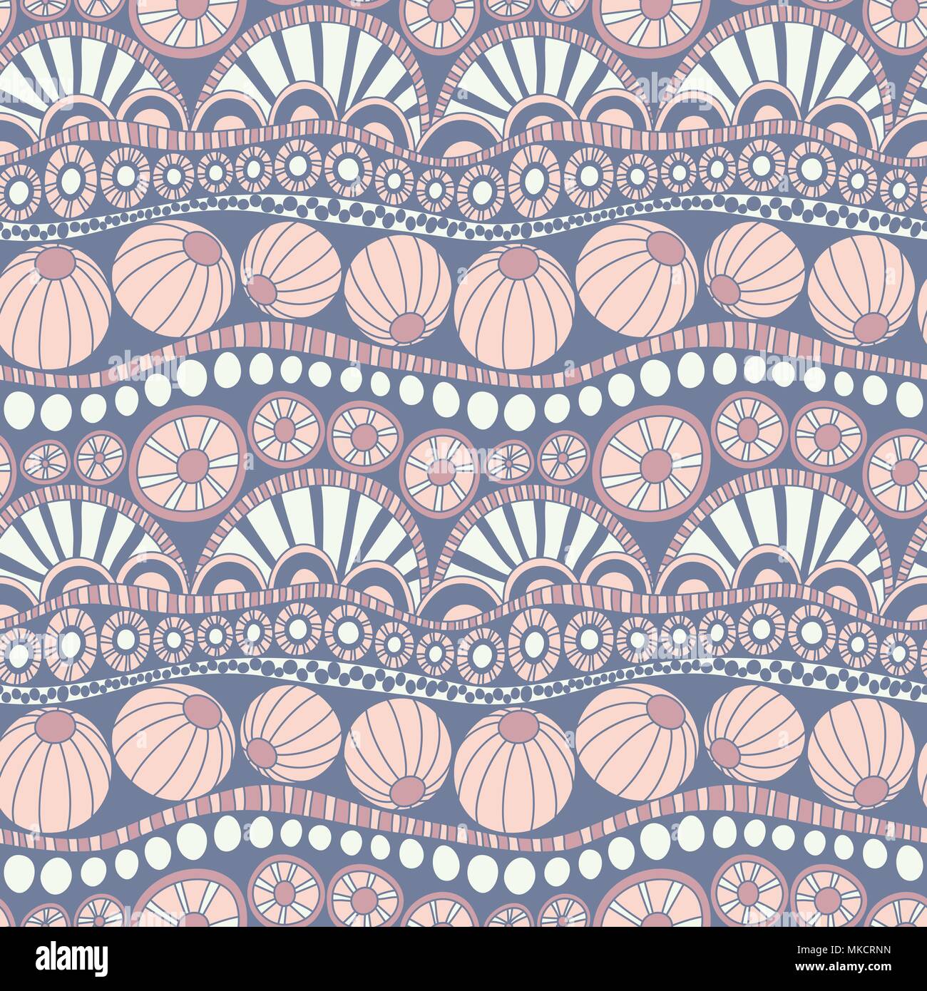 Abstract colorful doodle pattern. Hand drawn doodle pattern for textile ...